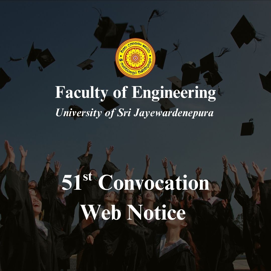 51st Convocation Web Notice & Supplication Form for the Faculty of ...