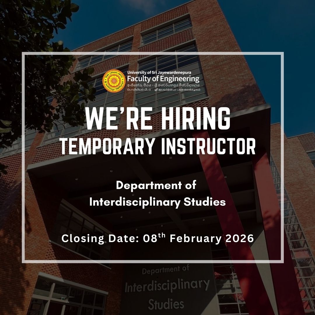 Temporary Instructor Vacancy In Department Of Interdisciplinary Studies